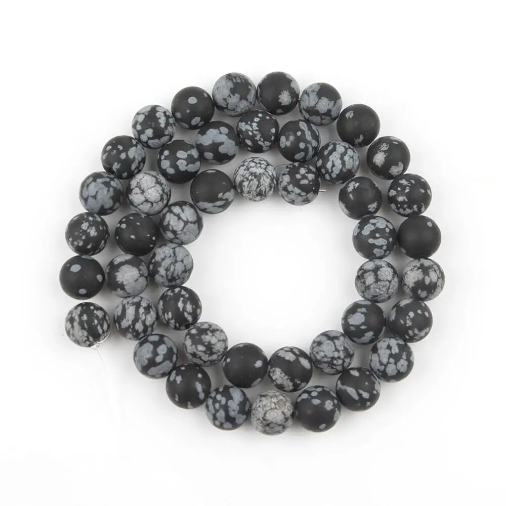 Матовые бусины из камня Xilitata