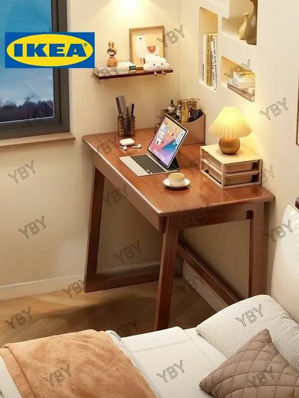 Домашний рабочий стол студента из массива дерева