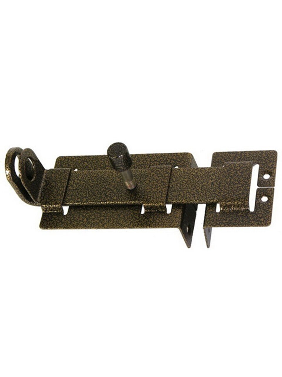 Задвижка дверная Секрет-Киров ЗД-04, бронза, шпингалет для дверей, Россия