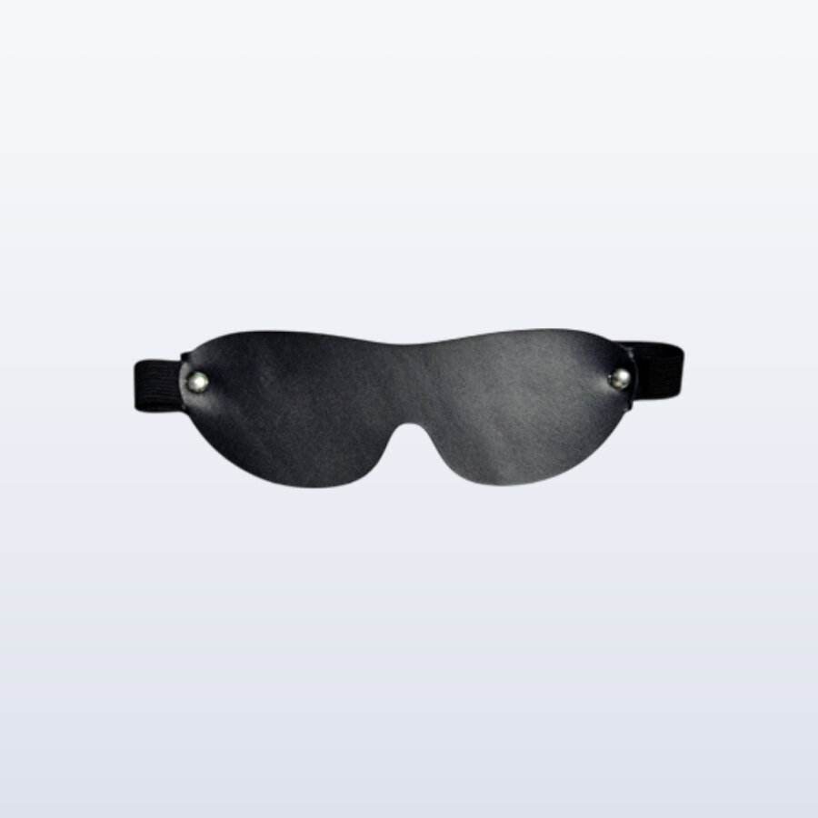 79342 Точка Любви Маска для глаз закрытого типа. Из натуральной кожи, на резинке