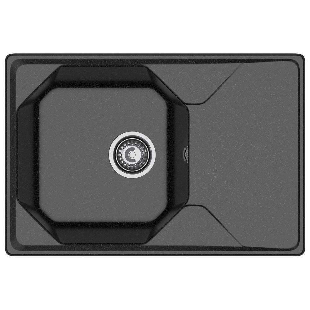 Кухонная мойка GranFest UNIQUE 740L, черный