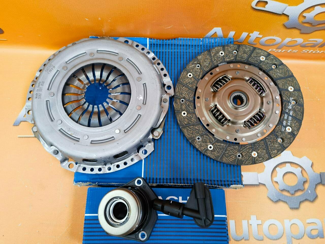 Комплект сцепления форд фокус 3 FORD FOCUS 3 MONDEO 4 диск + корзина + выжимной подшипник Sachs