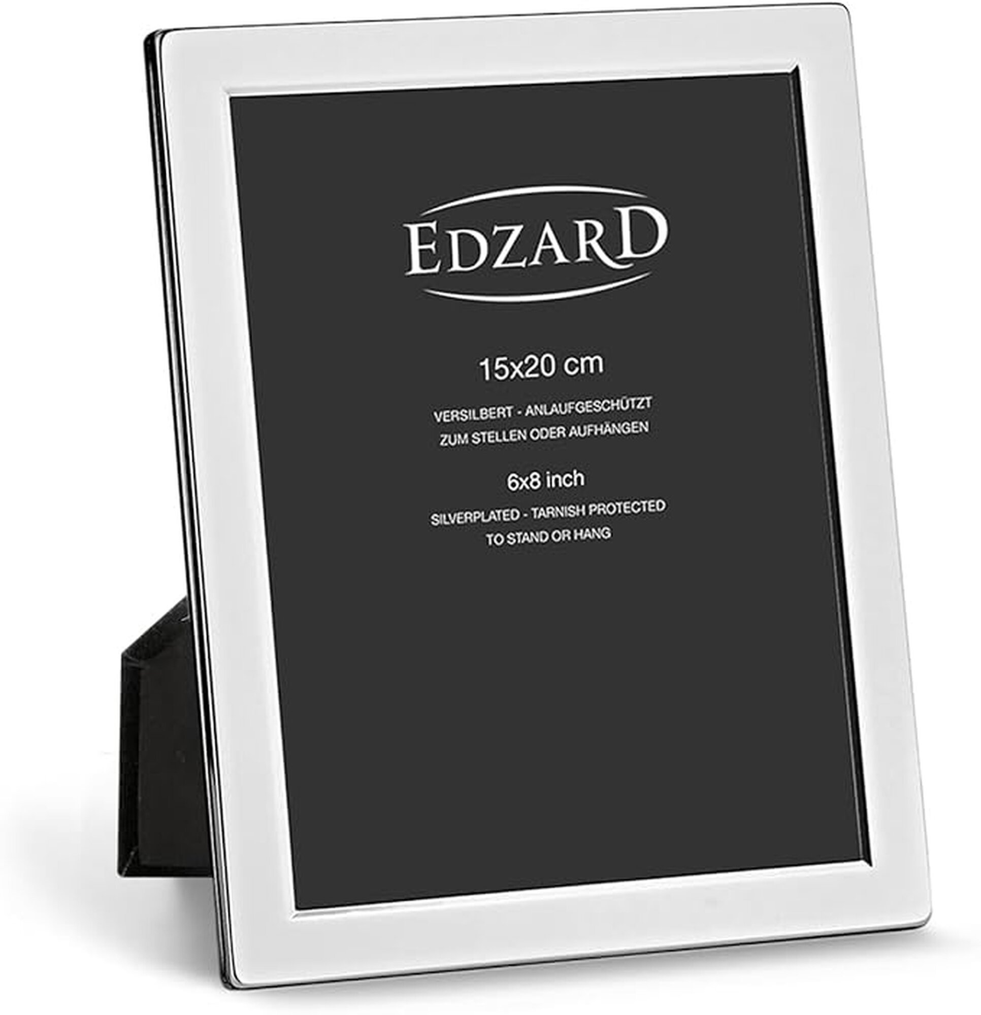 Рамка для фотографий Edzard Salerno, размер 15х20 см, цвет серебристый, 4749_EDZARD