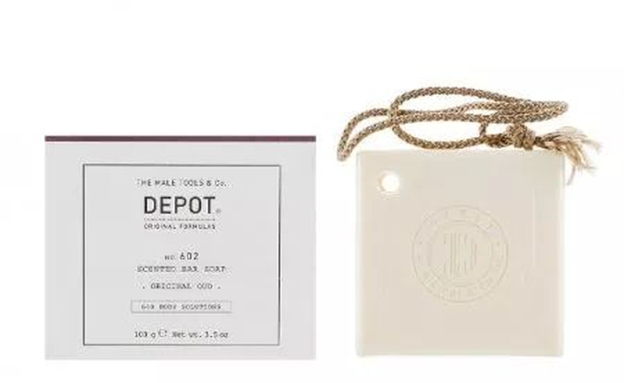 Мыло Depot №602 Original Oud, для тела, с кокосовым и оливковым маслами, 100г