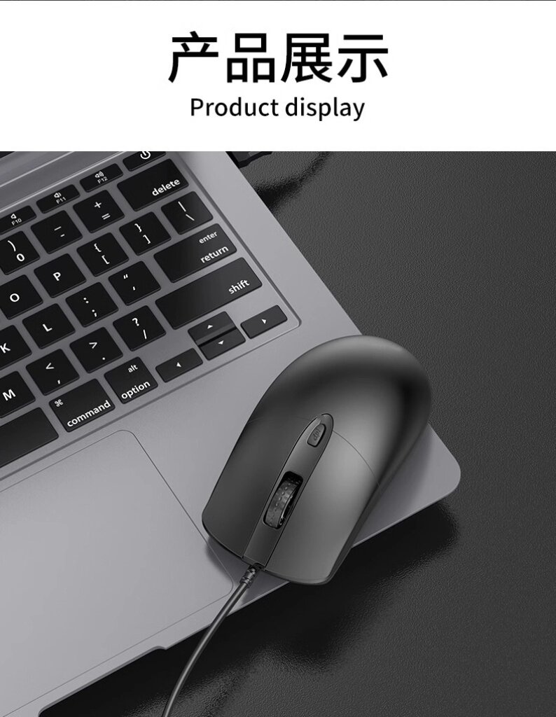 3.2m 5m Удлиненная кабельная мышь с двумя плоскими USB-портами, проводная настольная мышь для ноутбука, PS2 business