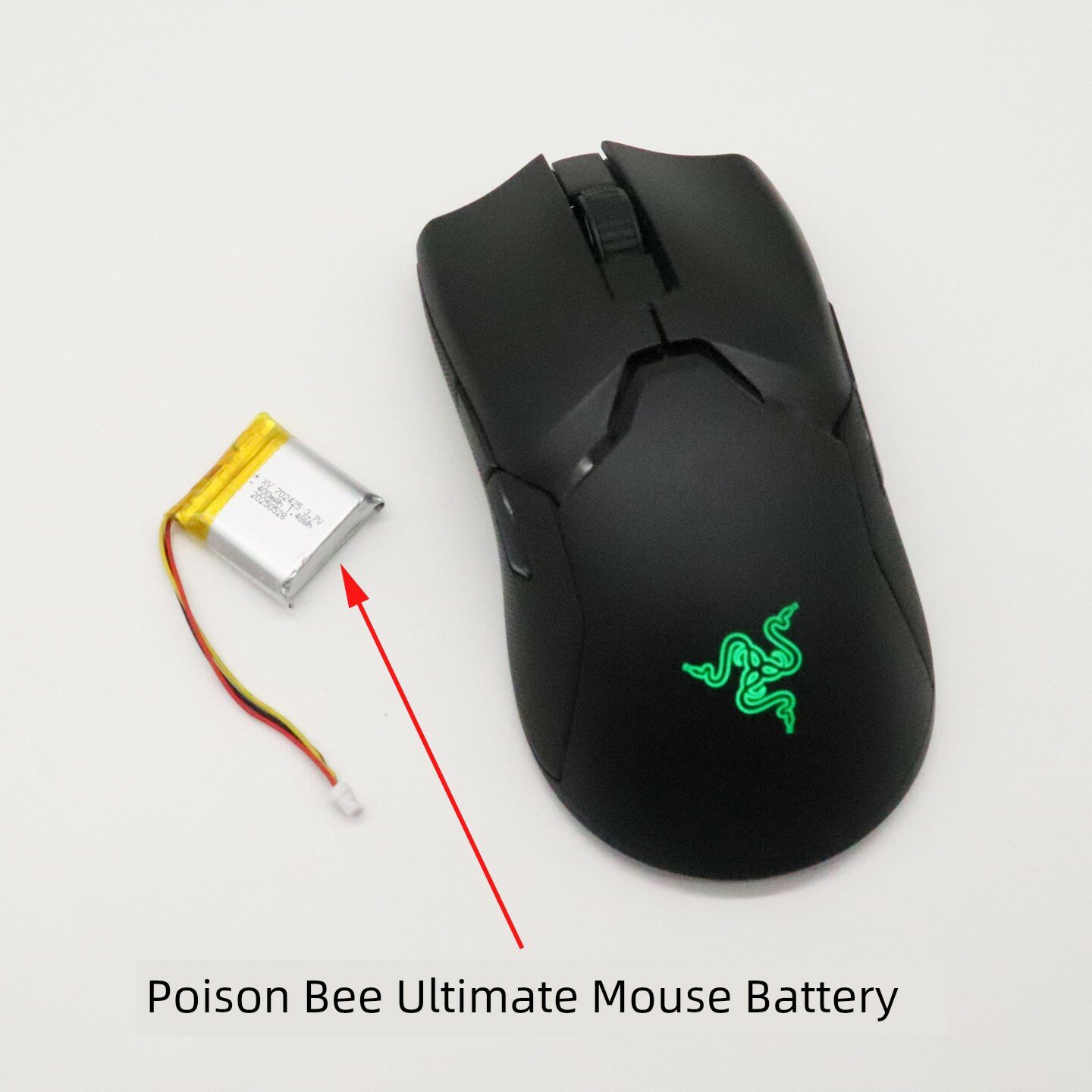 Подходит для наклеек-антиковыскользователей на боковые части мыши Razer Viper Ultimate и аксессуаров для модификации