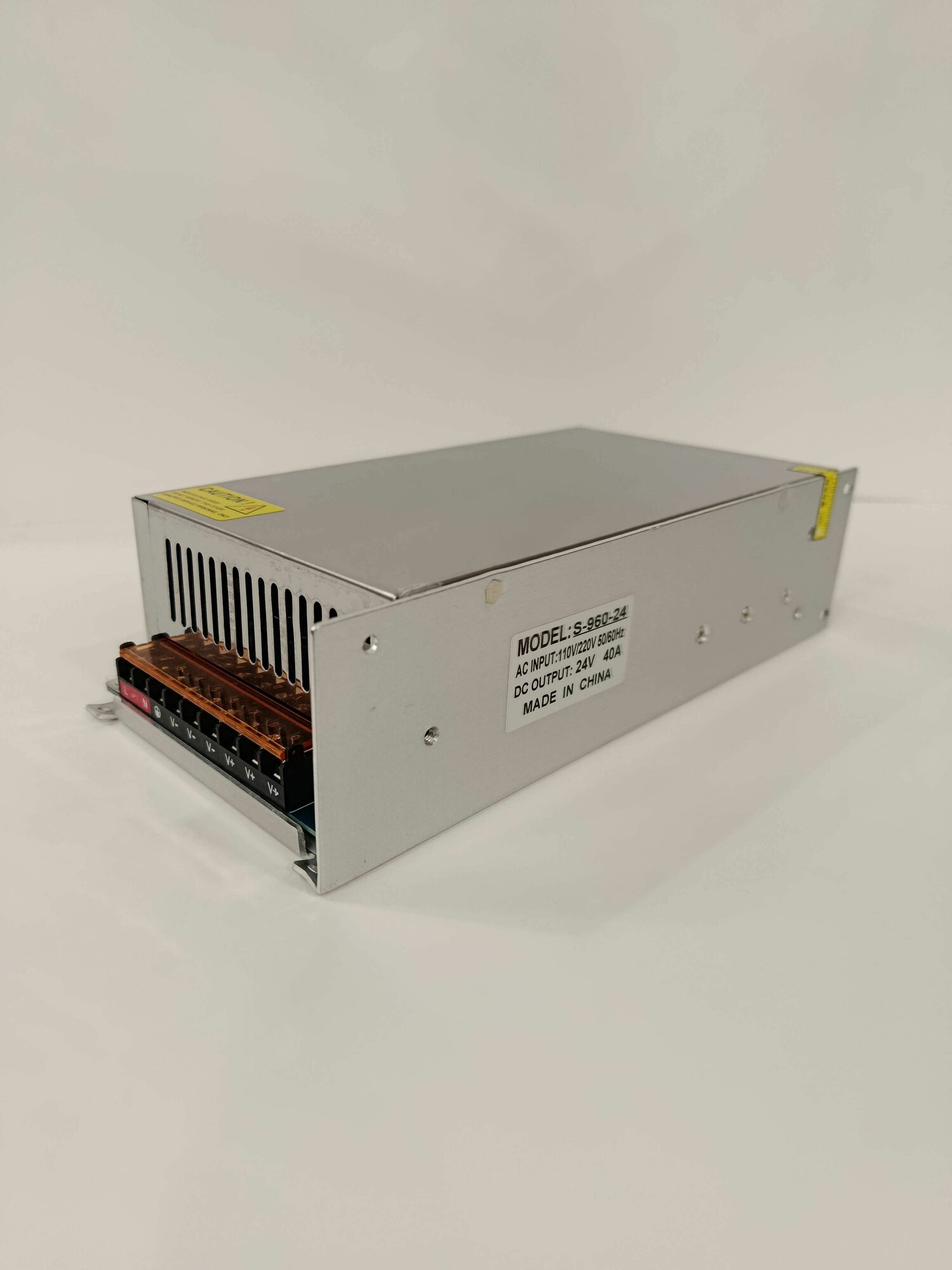 40A (220 - 24) / Преобразователь напряжения (блок питания, сетка) с 220V - на 24V, 40 ампер (1 шт.), арт: 9568-К