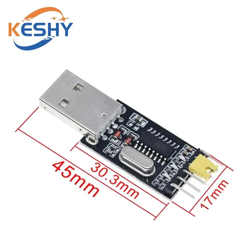 CH340G USB TO TTL 5-контактный модуль USB-UART TTL для Arduino USB-TTL преобразователь UART модуль CH340G CH340 3,3 В 5 В переключатель