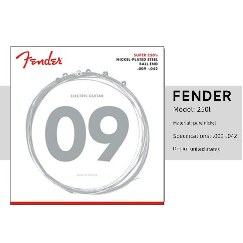 Струны для электрогитары Fender 10-46 Калибр никелированная сталь для Stratocaster