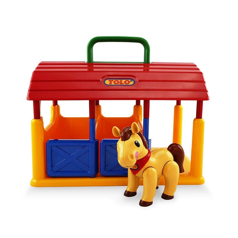 Игрушка-симулятор животных TOLO: прочная развивающая кукла для детей — корова, лев, слоненок, интерактивная, для