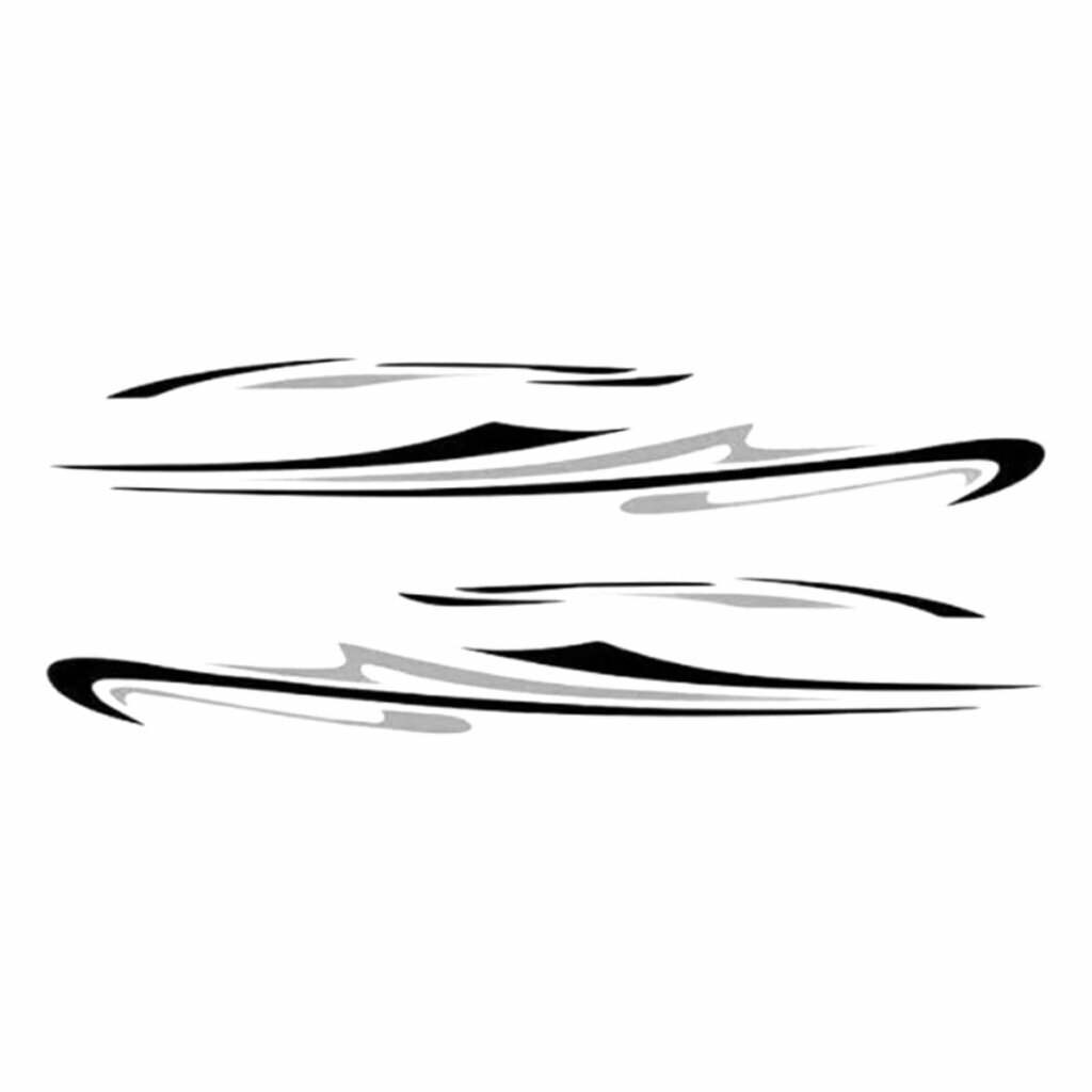 Универсальные боковые полосы на автодоме наклейка на стикера.