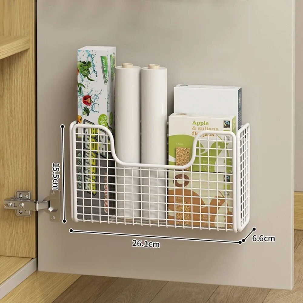 Железный ящик для хранения на двери кухонного шкафа White L