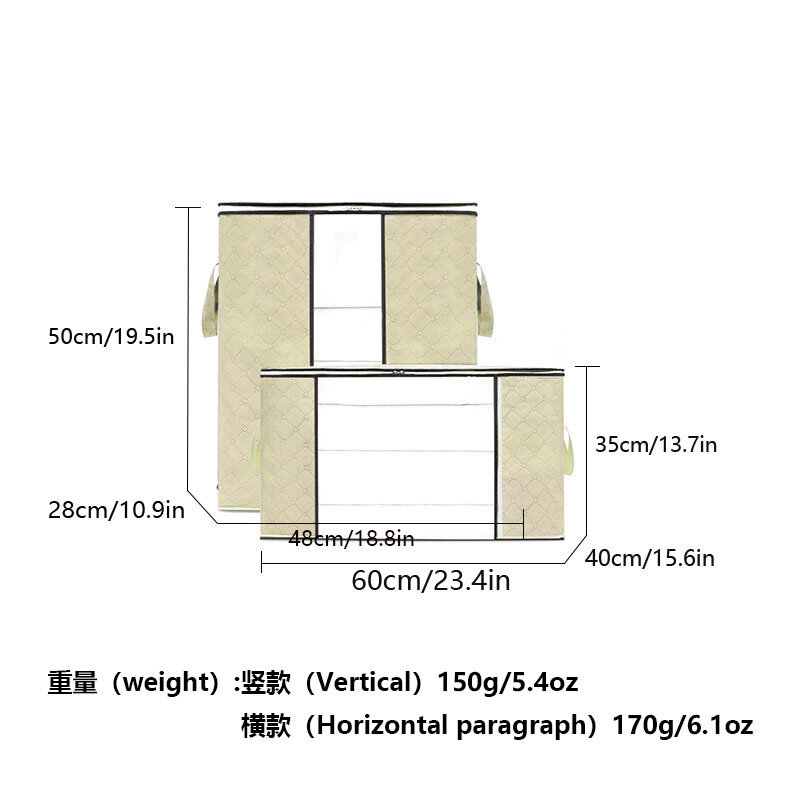 Бытовая визуальная сумка для хранения большой емкости, хлопковая коробка для хранения одежды с принтом, складной