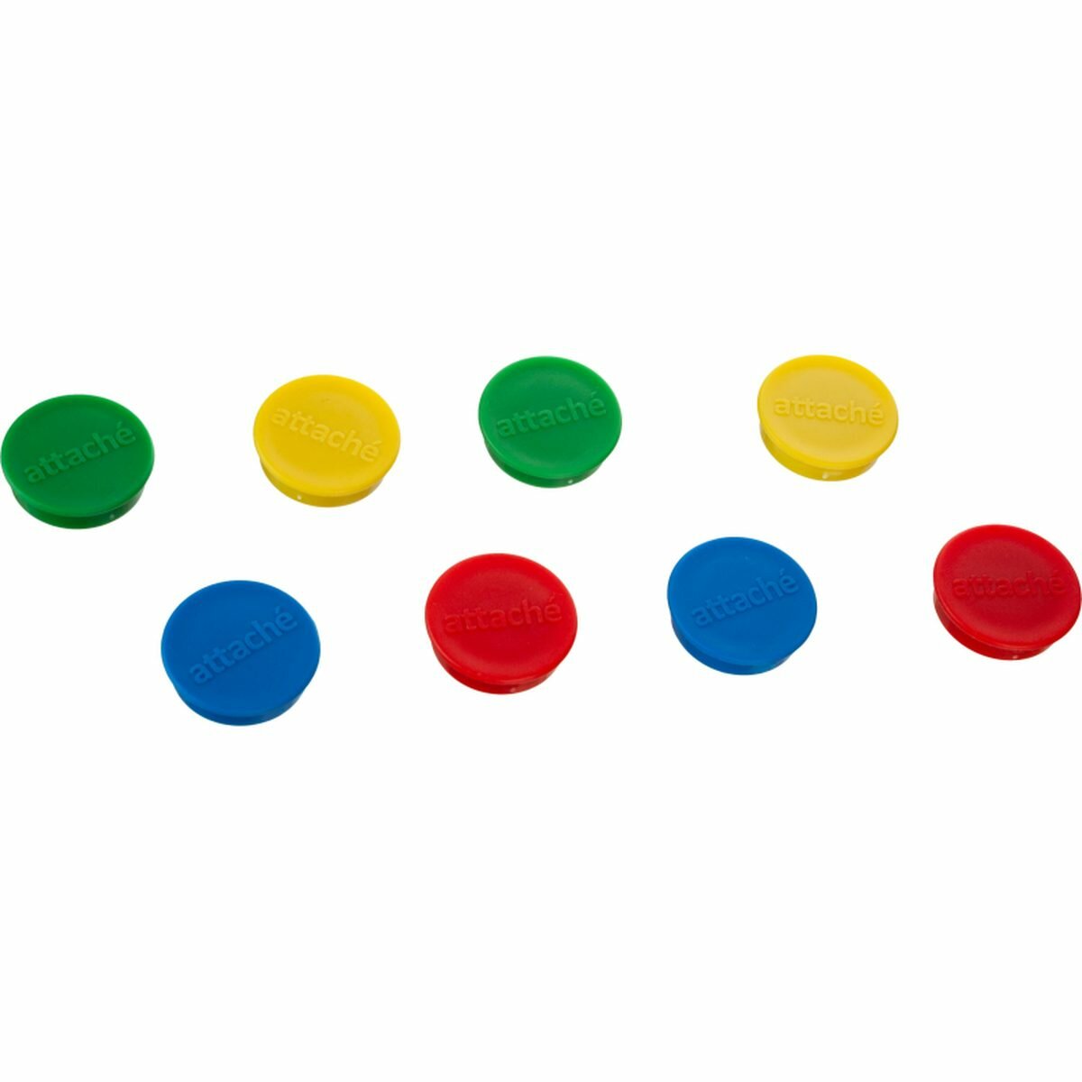Магнитный держатель усиленный для досок Attache (d=30мм, круглый) цветной, 8шт. (1722245), 10 уп.