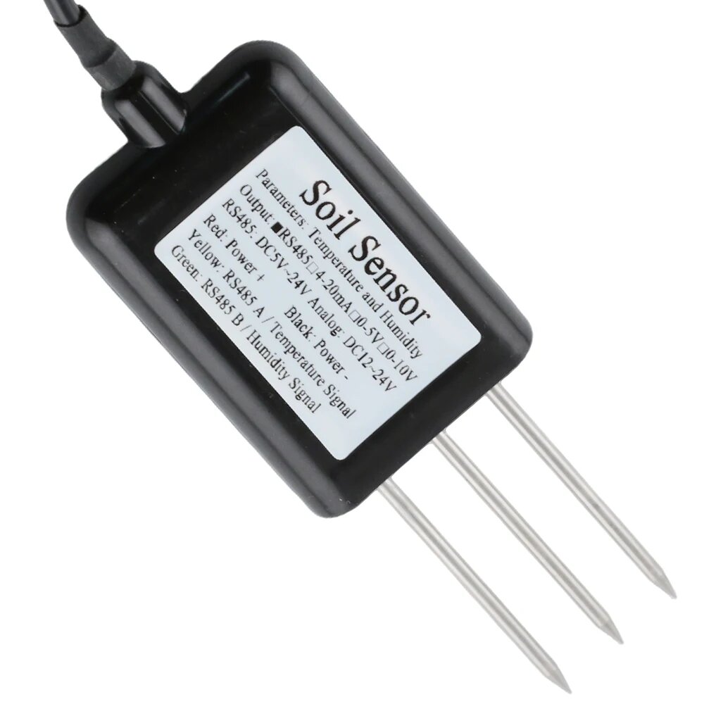 Датчик влажности почвы UICPAL Soil Temperature Humidity Sensor Probe 0-2V