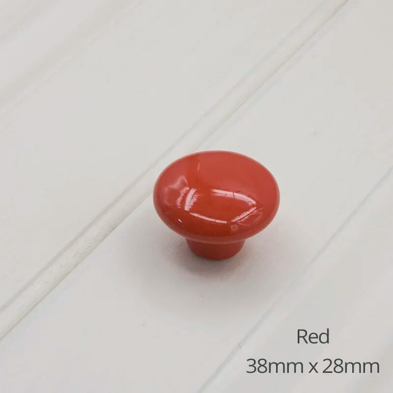 Керамическая ручка Red-big 38x28 мм