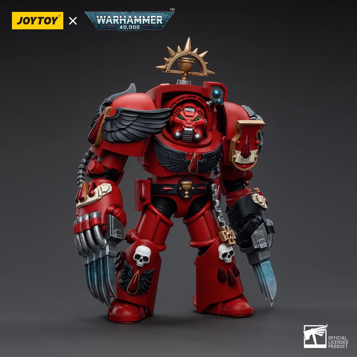 JOYTOY Warhammer 40K Blood Angels Assault Terminators Brother Tyborel Фигурка