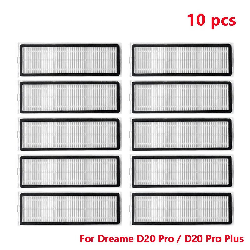 Для Dreame D20 Pro/D20 Pro Plus/RLD43SA/RLD43SD Запасные части для пылесоса Основная боковая щетка HEPA-фильтр Мешок для пыли Аксессуар
