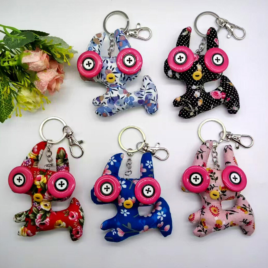 Год змеи талисман подвеска ручной работы игрушка кукла кукла Кот с большими глазами_8-15 см (форма разных размеров)