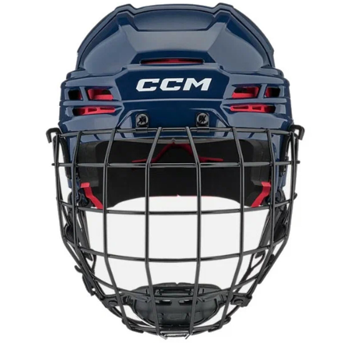 Шлем хоккейный полевого игрока с маской CCM Tacks 70 Combo JR navy