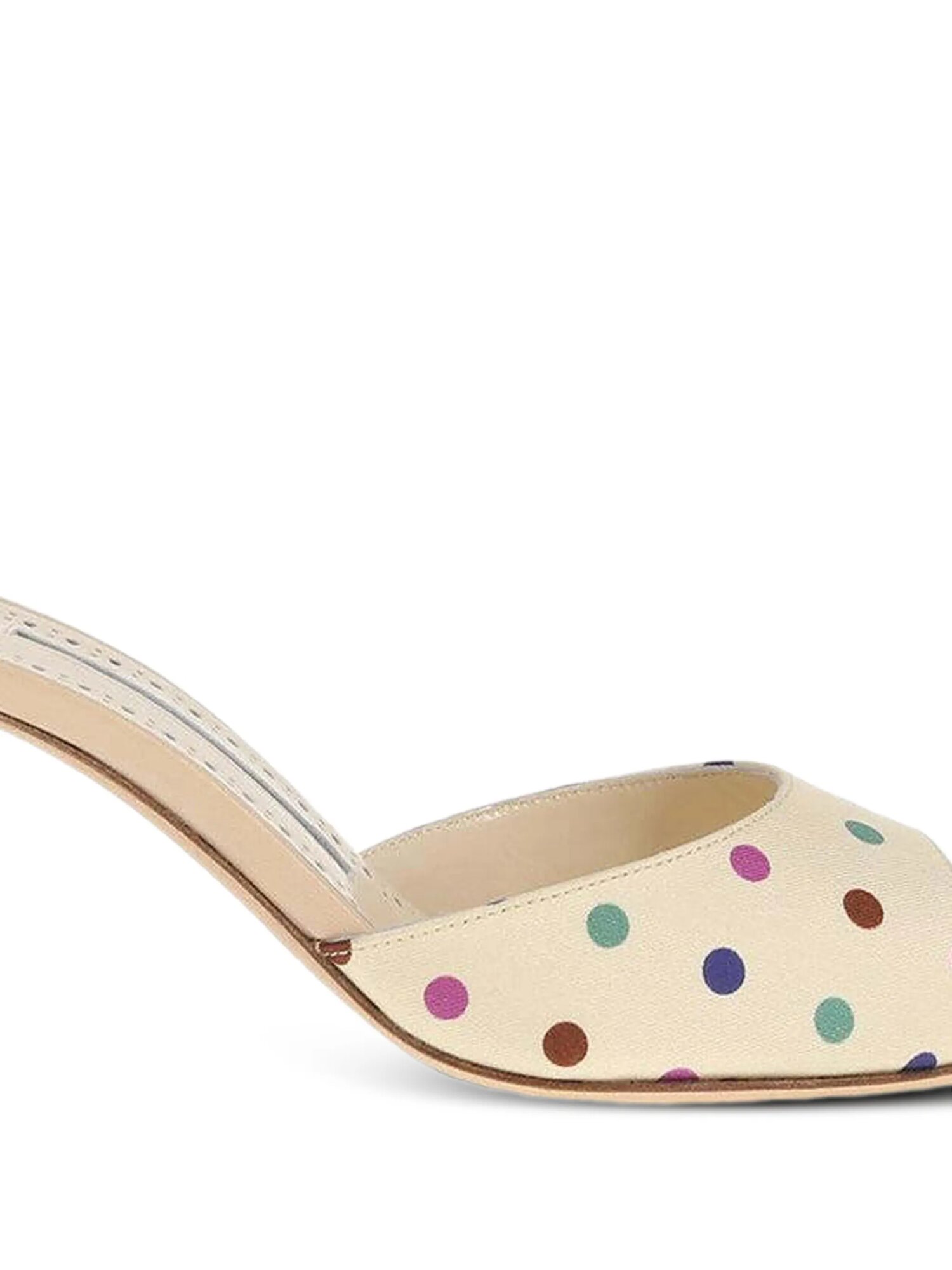 Босоножки Manolo Blahnik Jadaron, размер 37,5, разноцветный — фото 1