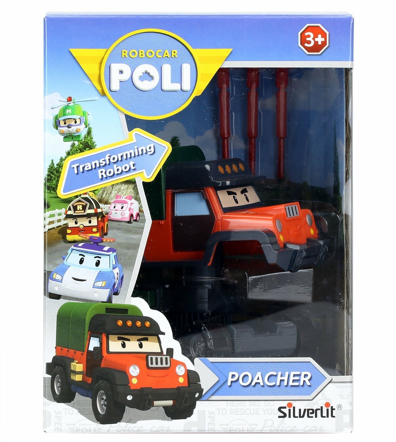 Машинка-трансформер Silverlit Robocar Poli Почер 83360