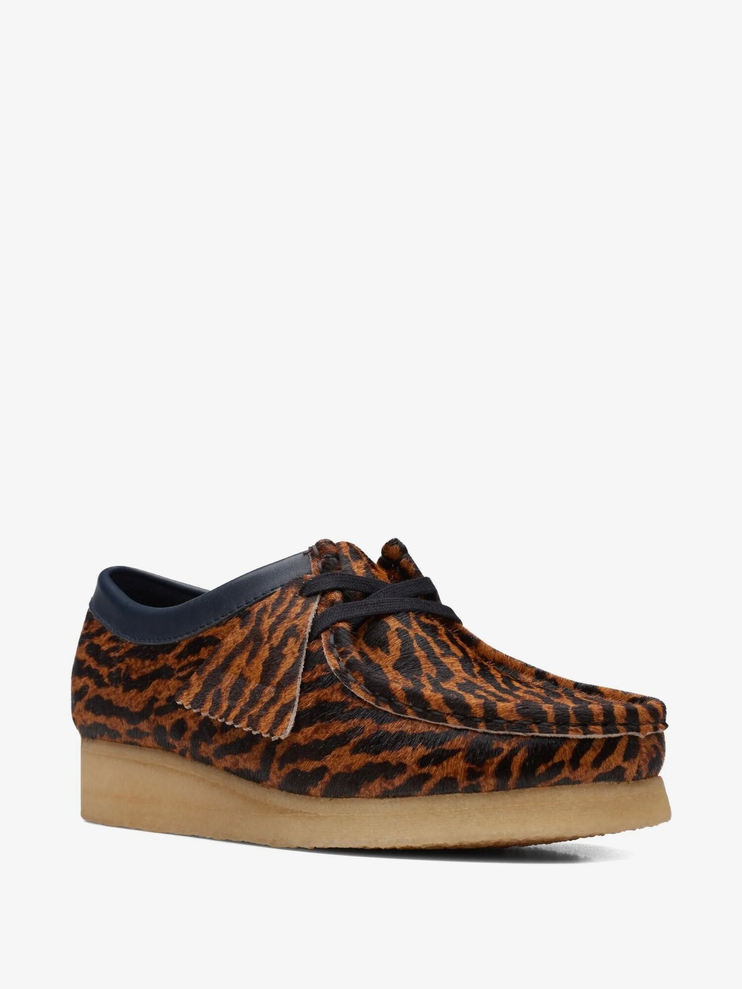 Лоферы Clarks ORIGINALs Wallabee Tortoiseshell, размер 4.5, коричневый — фото 1