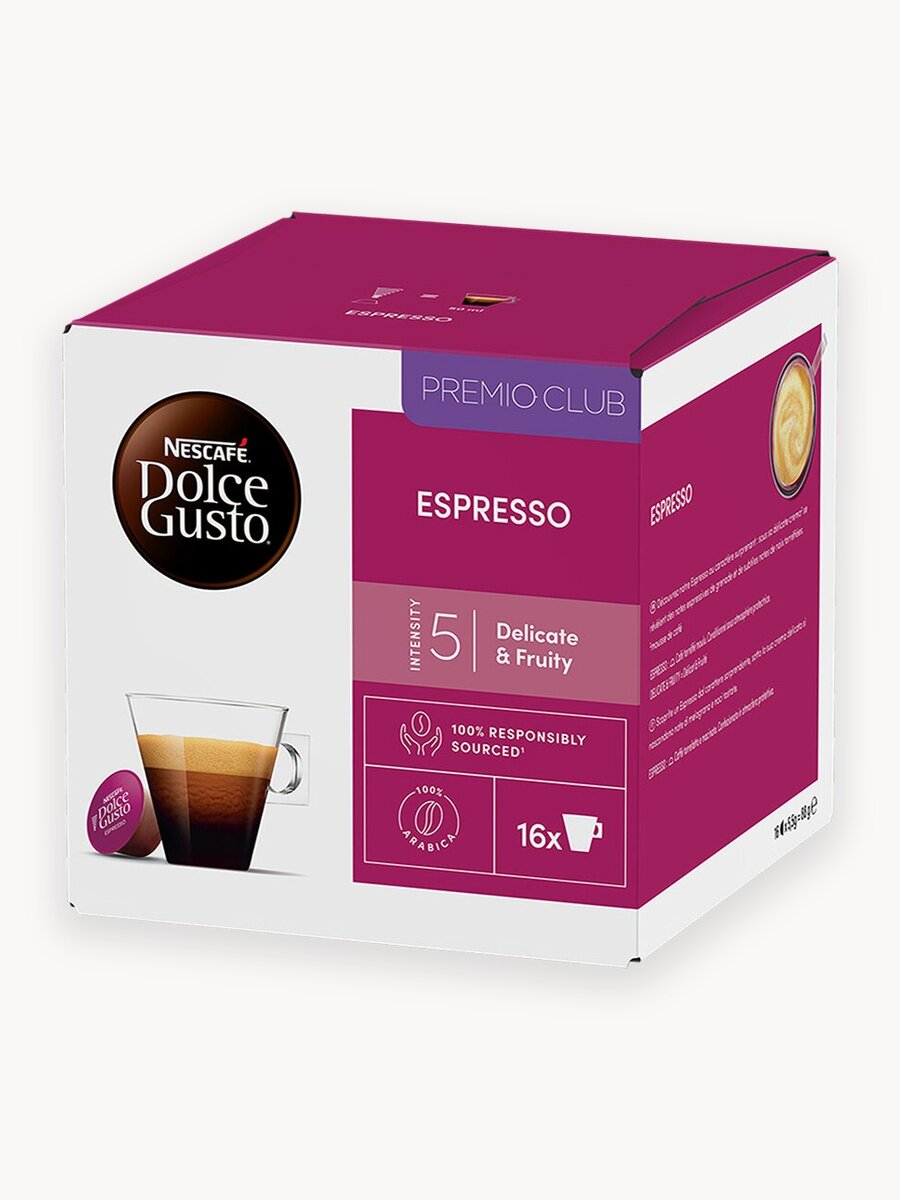 Кофе в капсулах Nescafe Dolce Gusto Espresso, 48 капсул (3 уп)