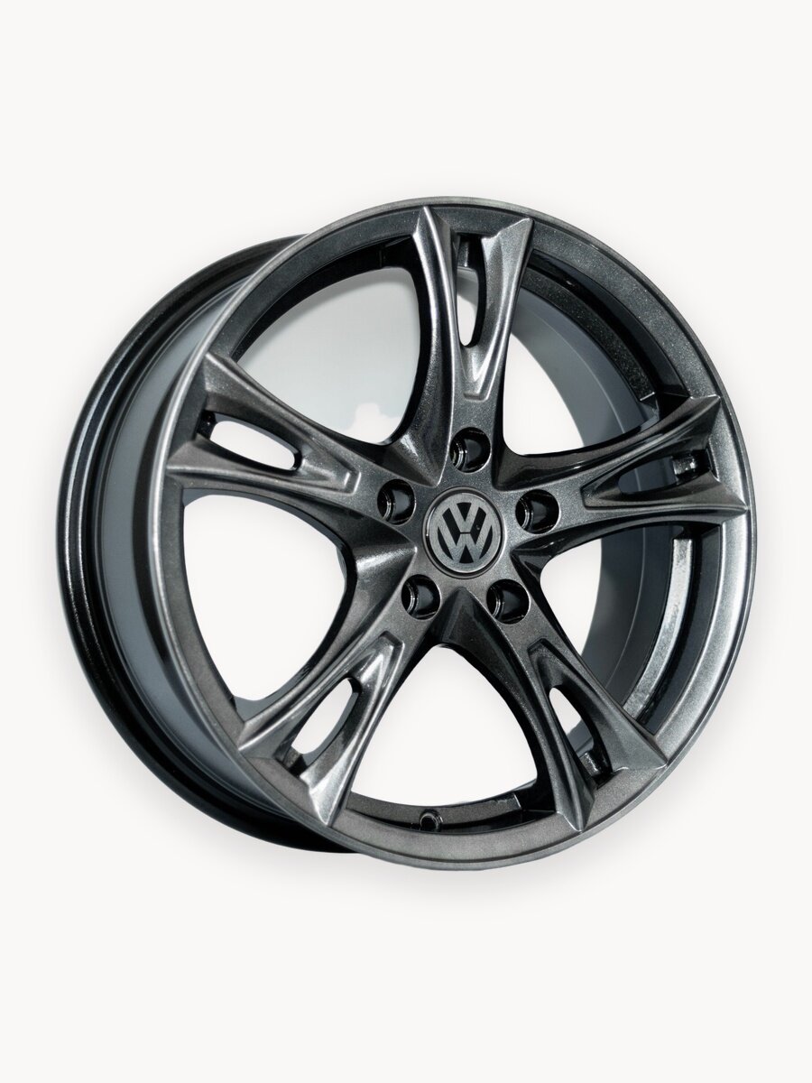 Диск Магистраль 15х6.5 5х100 ет38 57.1 Фольксваген чёрный бриллиант