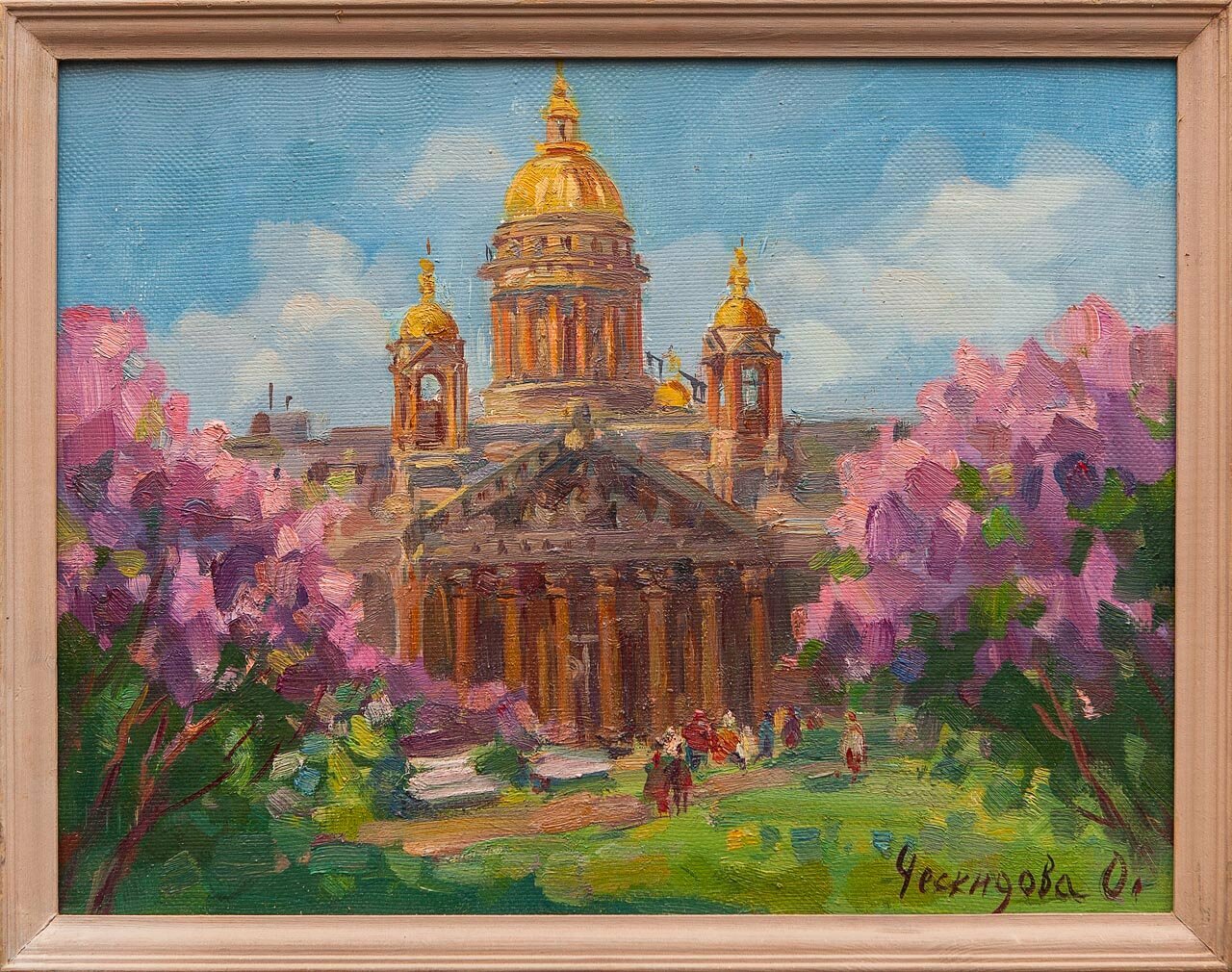 Картина маслом "Исаакиевский собор" Ческидова