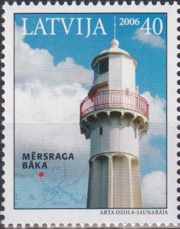 Почтовые марки Латвия 2006г. "Маяки Латвии" Маяки MNH