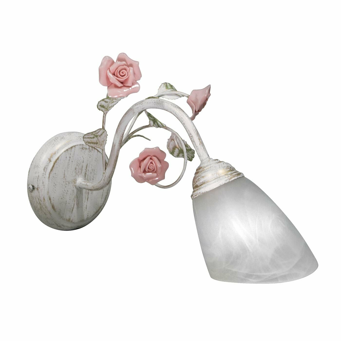 Бра настенные плафон с листочками и цветами флористика Петрасвет Россия S2293-1