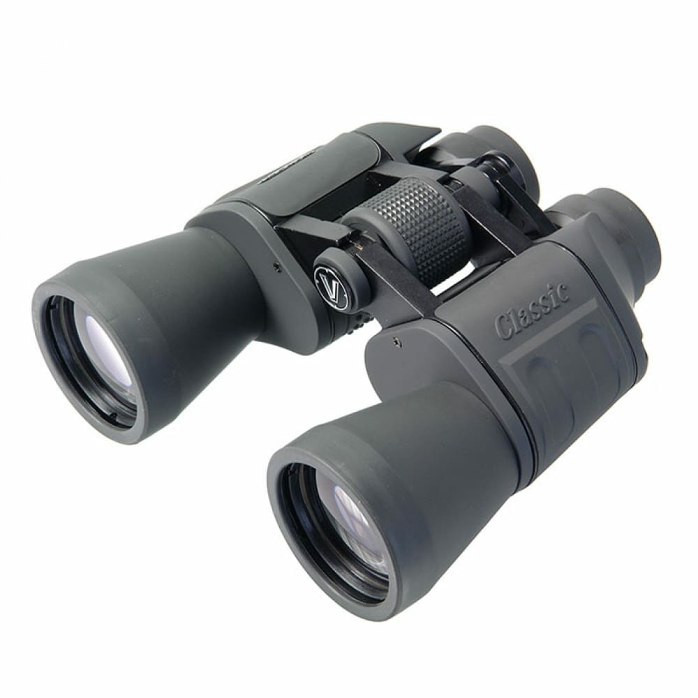 Бинокль Veber Classic БПШЦ 10x50 VRWA, серый 23908