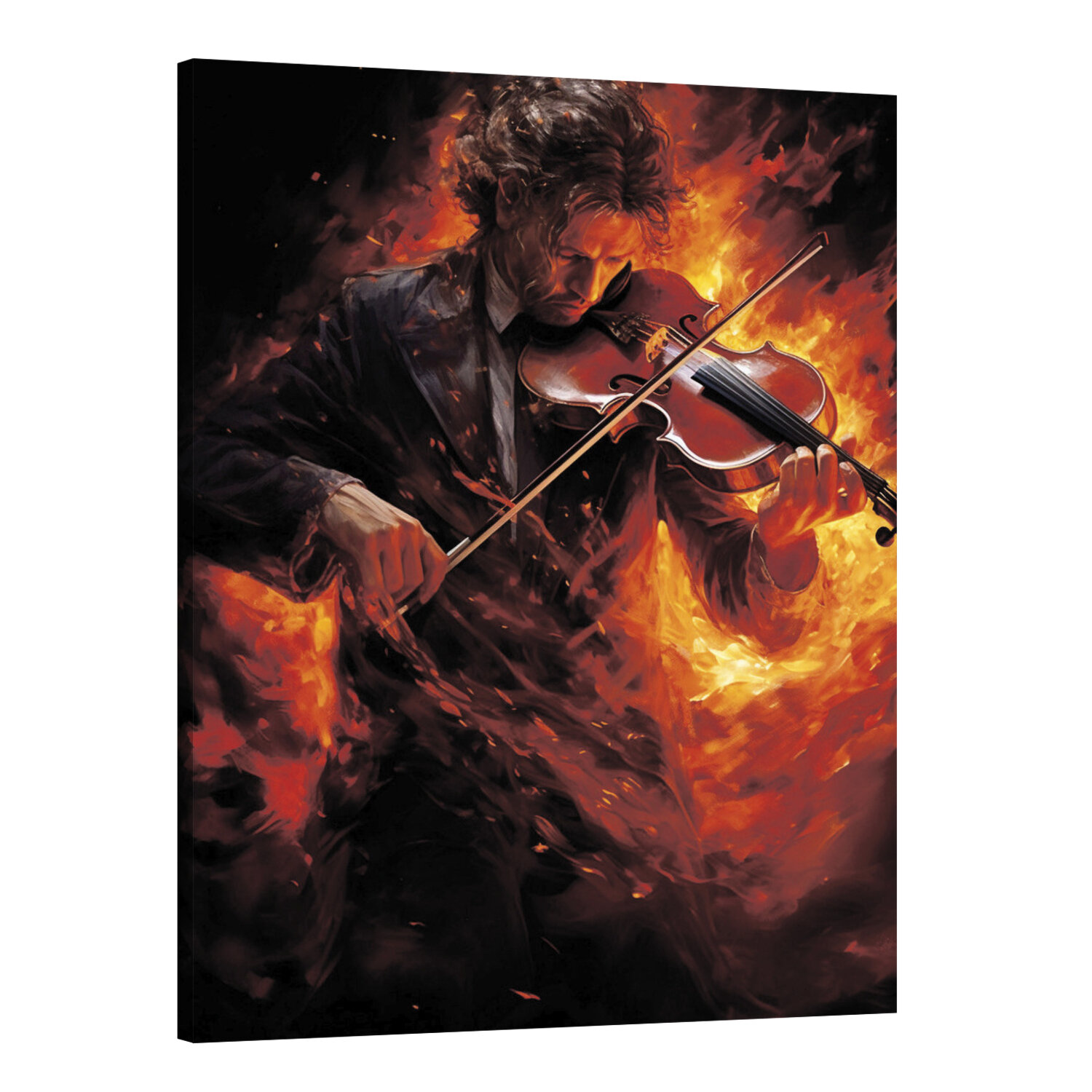 Интерьерная картина 50х70 "Скрипач"