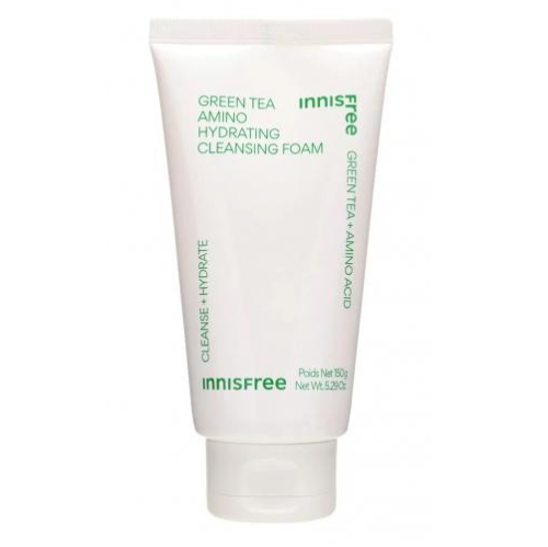 Пенка кремообразная очищающая с аминокислотами зеленого чая INNISFREE Green Tea Hydrating Amino Acid Cleansing Foam 150g