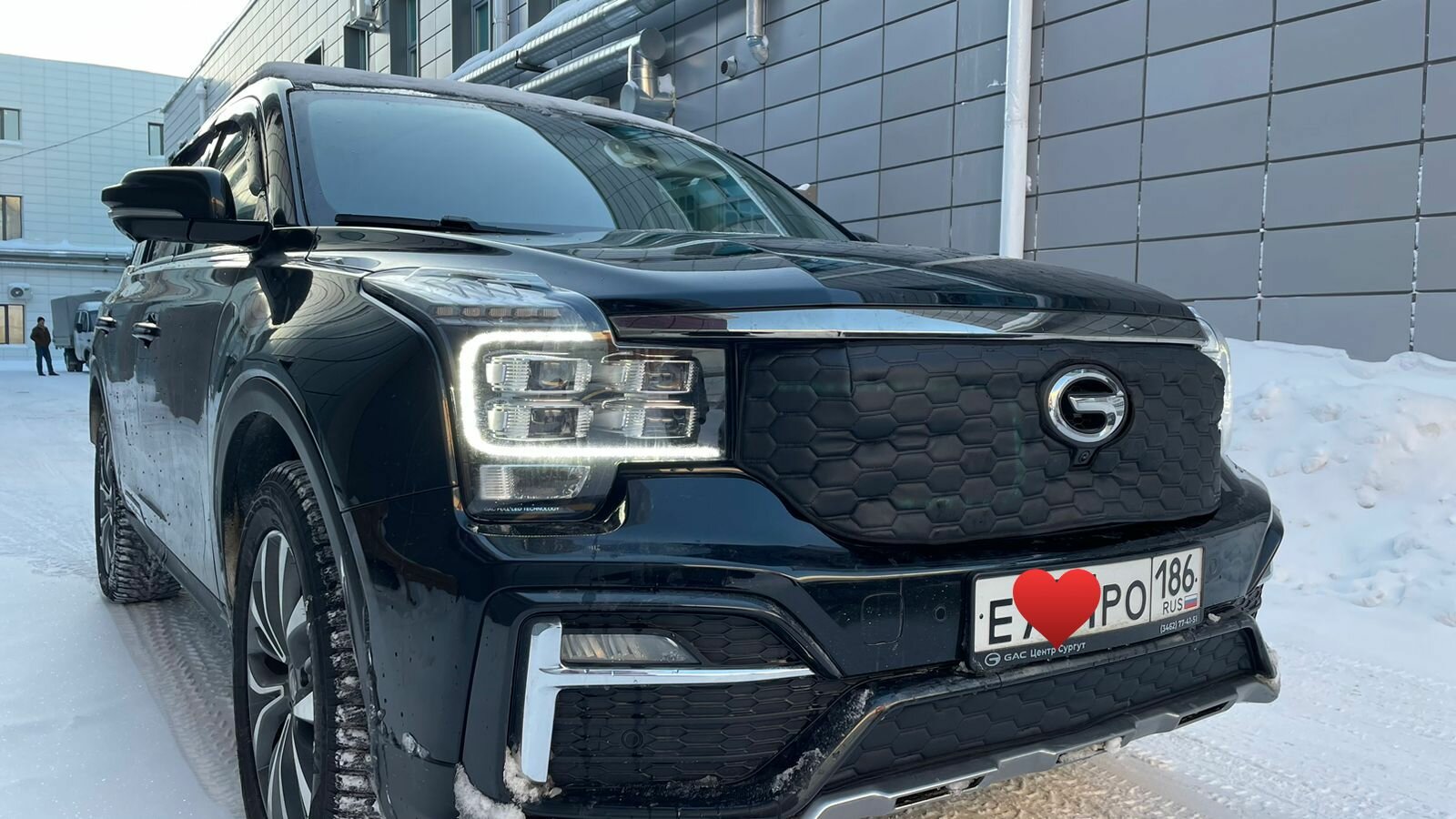 Утеплитель радиатора и бампера для GAC GS8 (2016 -2023) ГАК GS8 камера