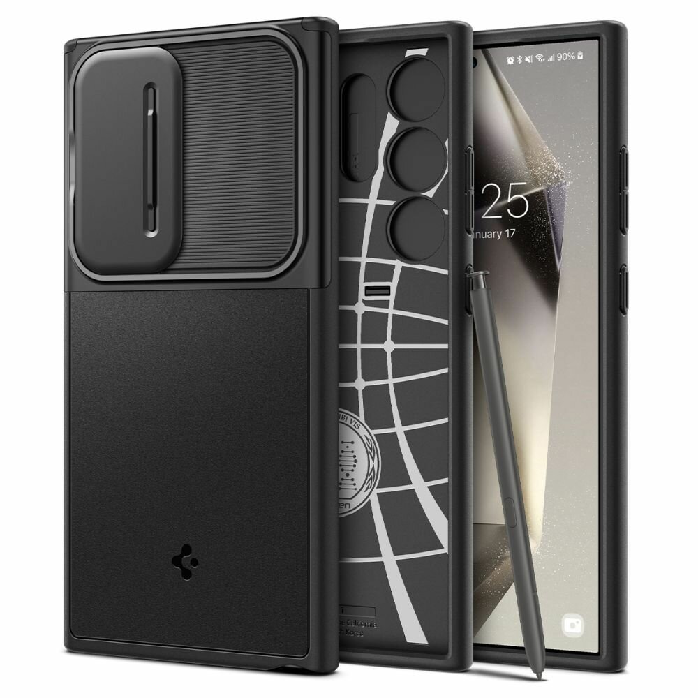 Защитный чехол SPIGEN OPTIK ARMOR GALAXY S24 ULTRA BLACK
