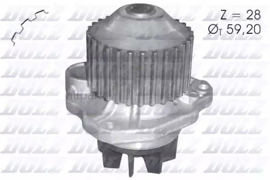 DOLZ C-123 Помпа, водяной насос CITROEN C5/PEUGEOT 406/407/607 all 3.0L V6 00-> DOLZ C-123