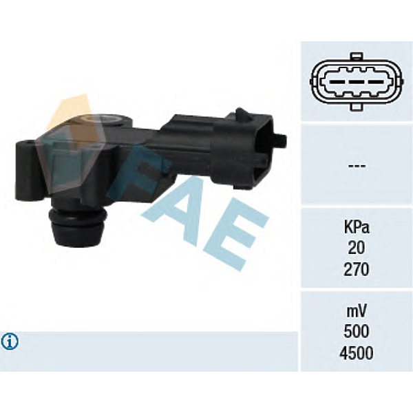 FAE 15100 (1238269 / 55567257) датчик давления воздуха