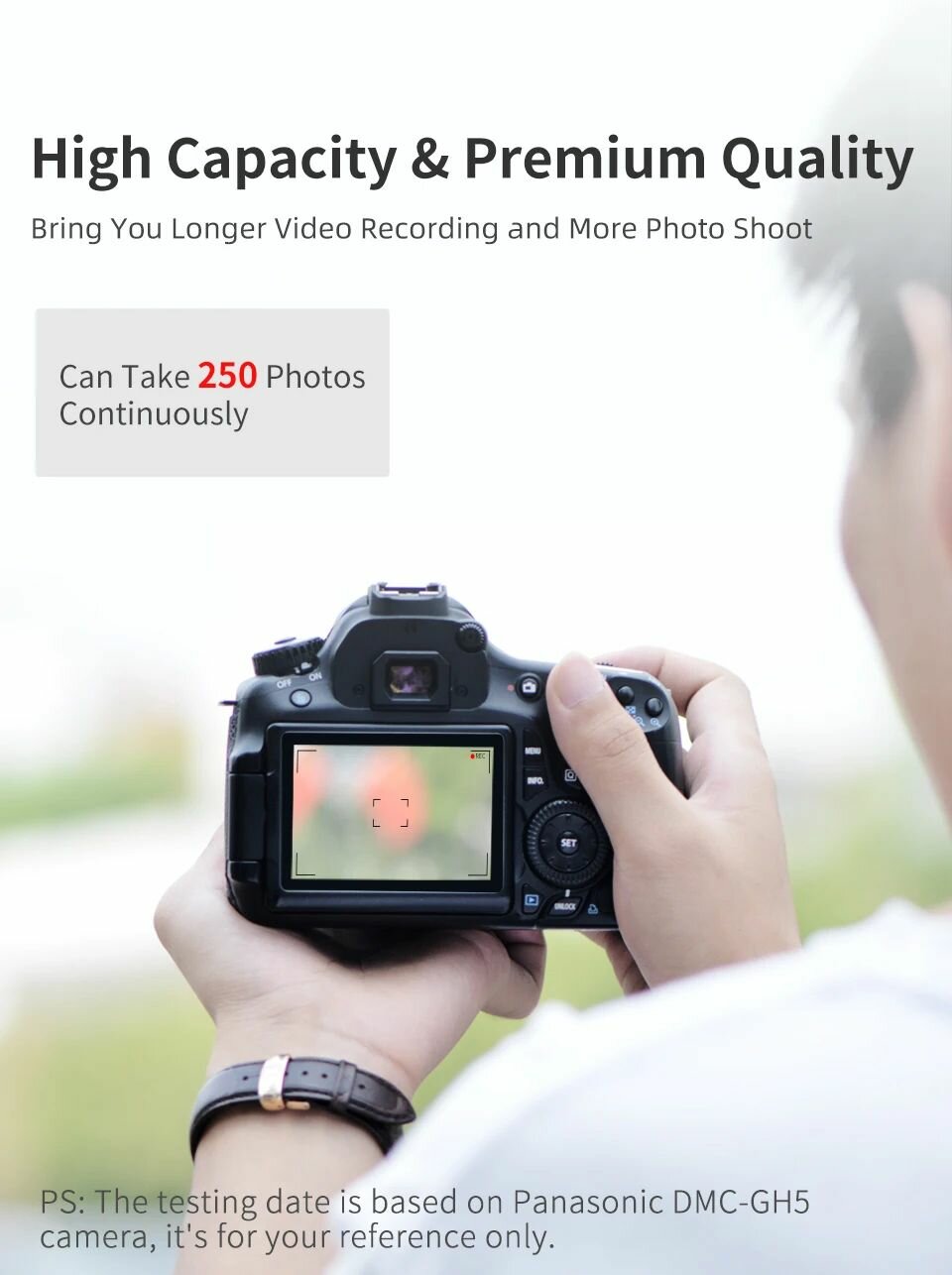 Аккумулятор DMW-BLE9/BLG10 1000 mAh KingMa для Panasonic.