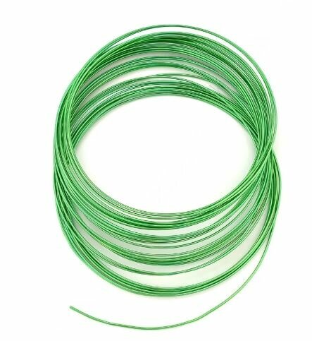 Проволока 2 мм, цв. салатовый - 5метров