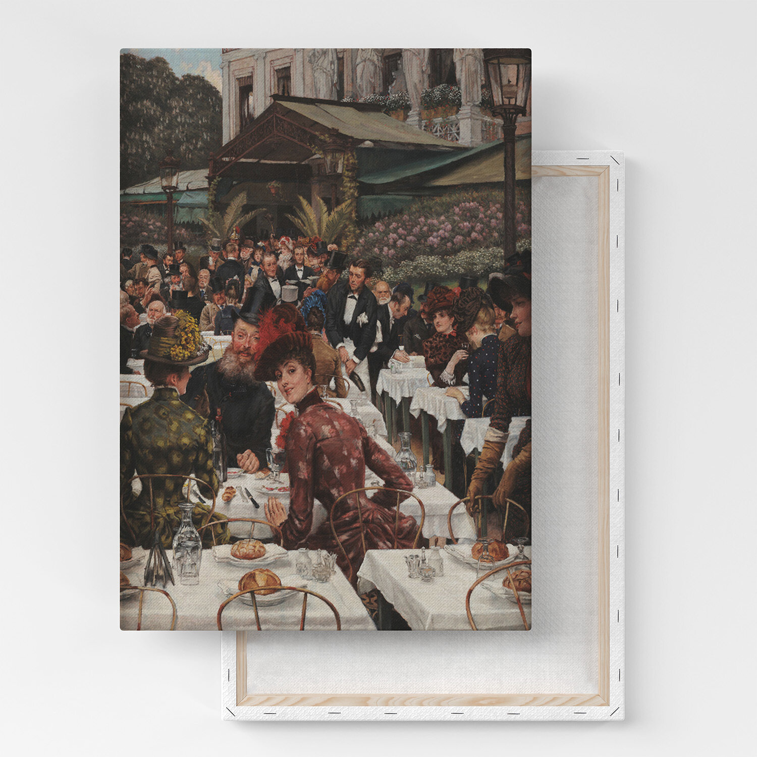 Картина на холсте, репродукция / Джеймс Тиссо - The Artists Wives / Размер 80 x 106 см