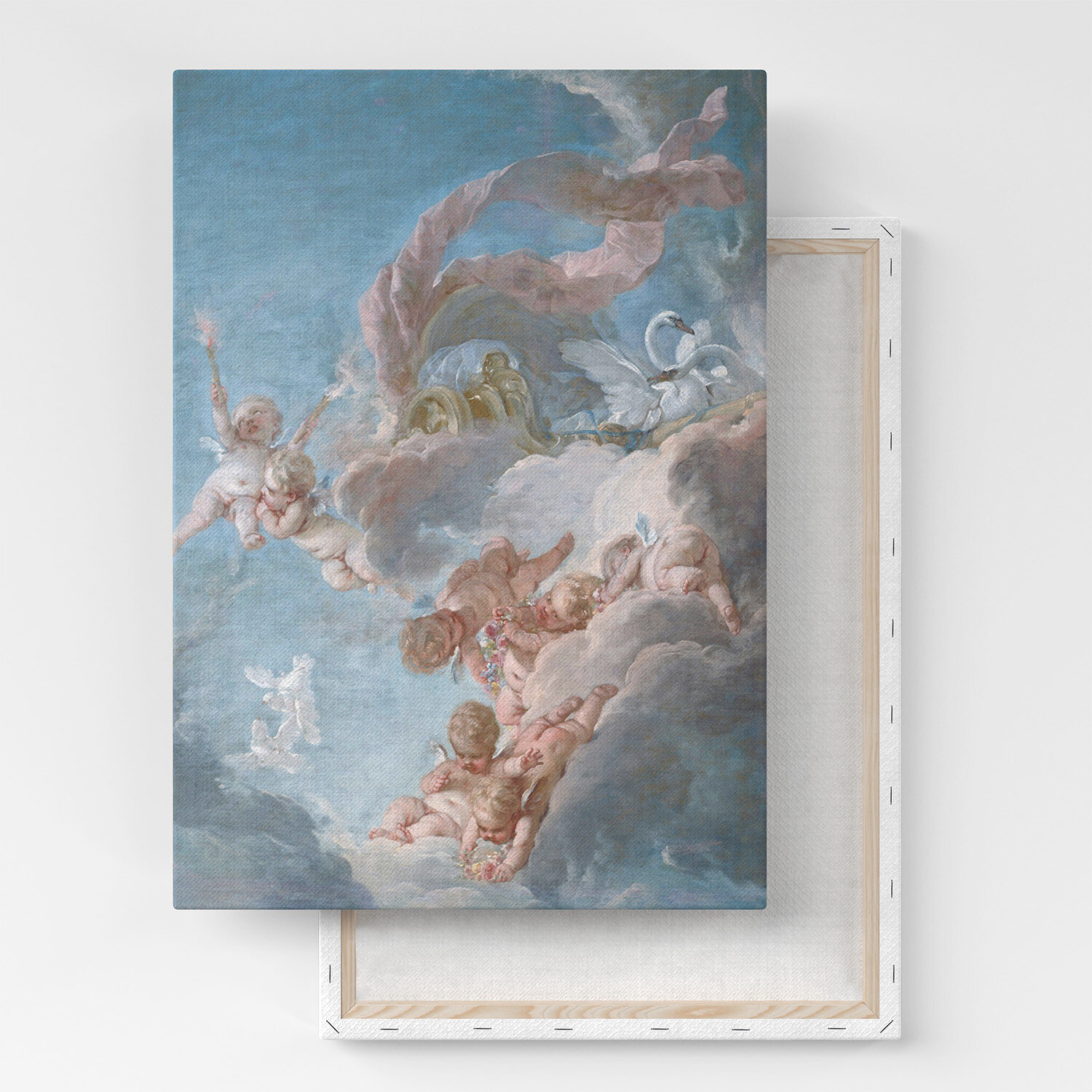 Картина на холсте, репродукция / Франсуа Буше - The Car of Venus / Размер 30 x 40 см