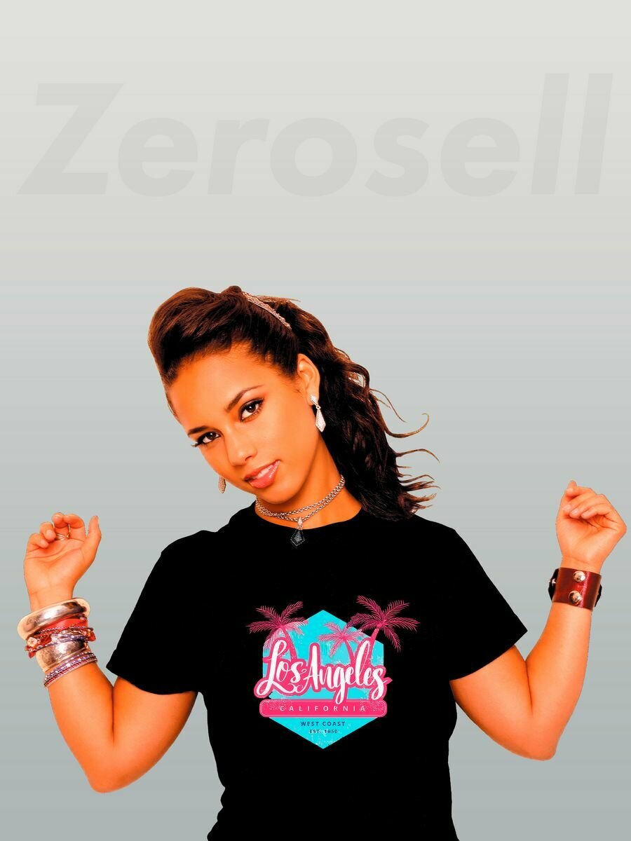 Футболка хлопковая женская лос анджелес