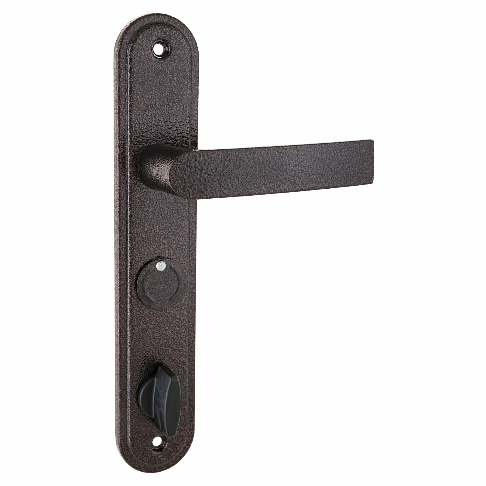 Комплект ручек Mettem (Меттэм) НР 0601 для замков ЗВ9 144/ЗВ9 154 антик медь (левый)