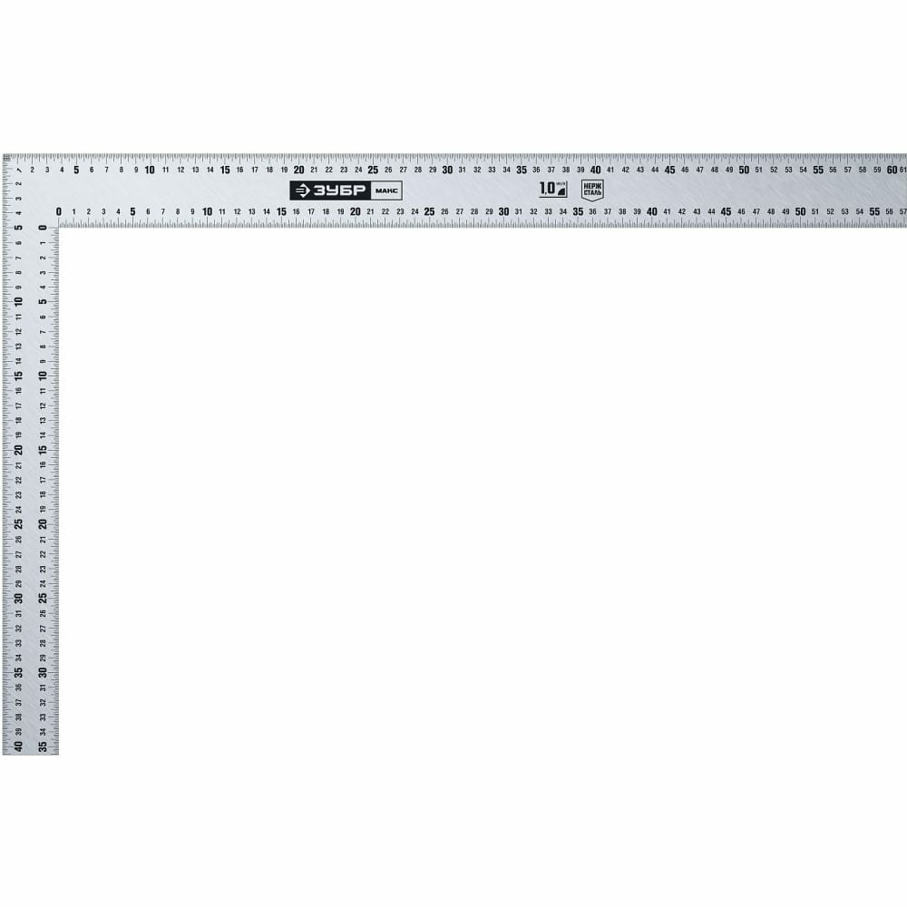 Цельнометаллический нержавеющий угольник ЗУБР Макс 600 х 400 мм 3434-61_z02, разметки и контроля