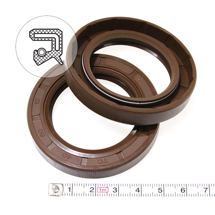 Манжета армированная (Сальник) 40х60х10 (тип 2 / TC) 75FKM