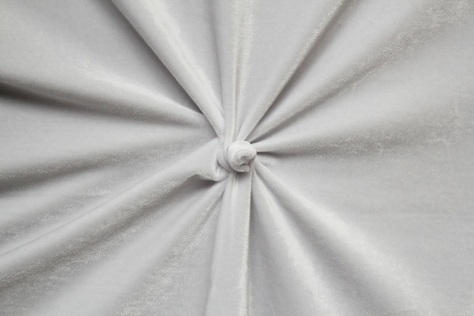 Ткань Бархат-стрейч белоснежный, ш145см, 0,5 м
