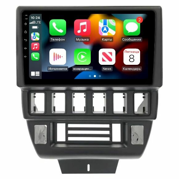 Магнитола CRS-300 подходит для Lada Niva 1983-2019 с Android 14 - 6+128Gb память - Carplay - DSP - Кулер