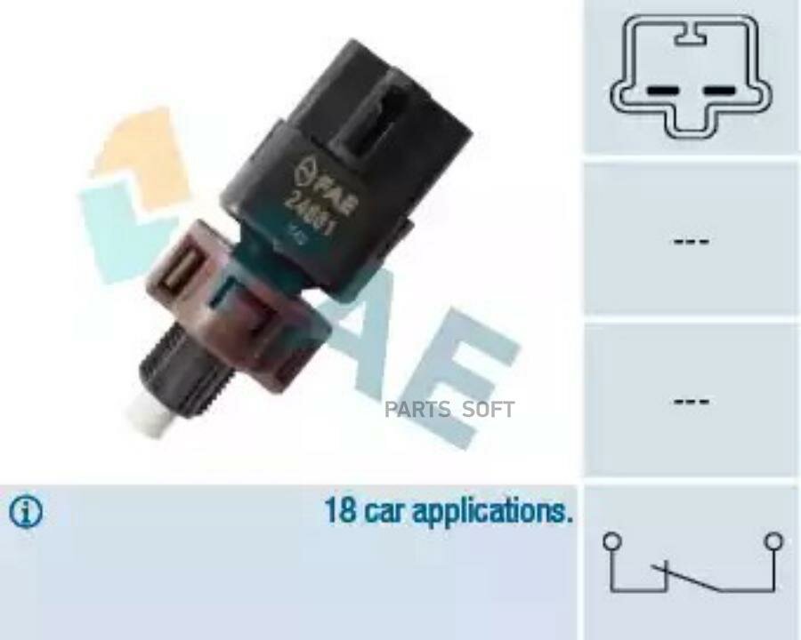 FAE 24681 Датчик стоп-сигнала PSA